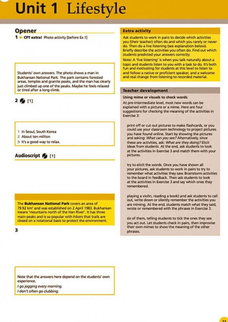 Download sách tiếng Anh Life A2 B1 PDF kèm lời giải chi tiết