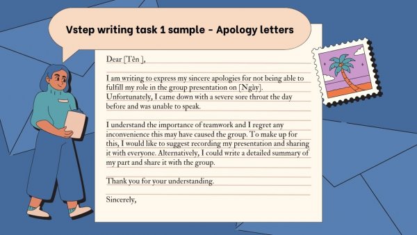 Hướng dẫn cách làm bài Vstep Writing Task 1 đạt điểm B2+