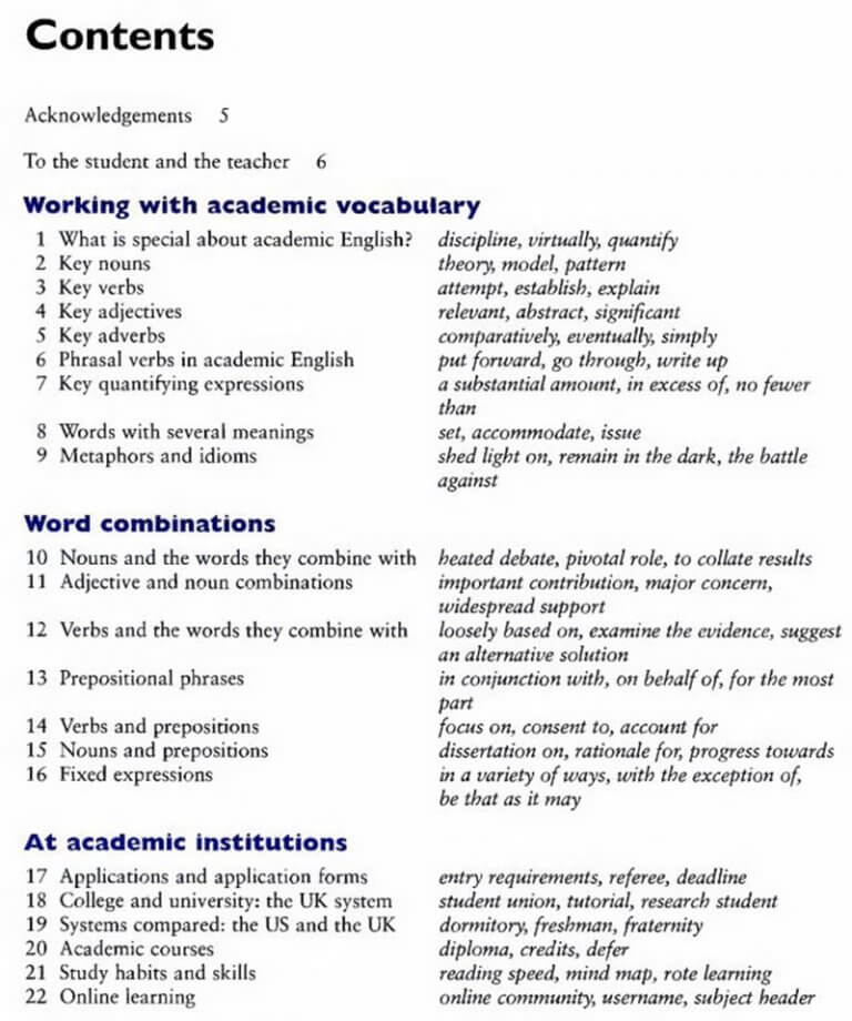 Sách Academic Vocabulary in Use: Luyện từ vựng học thuật hiệu quả